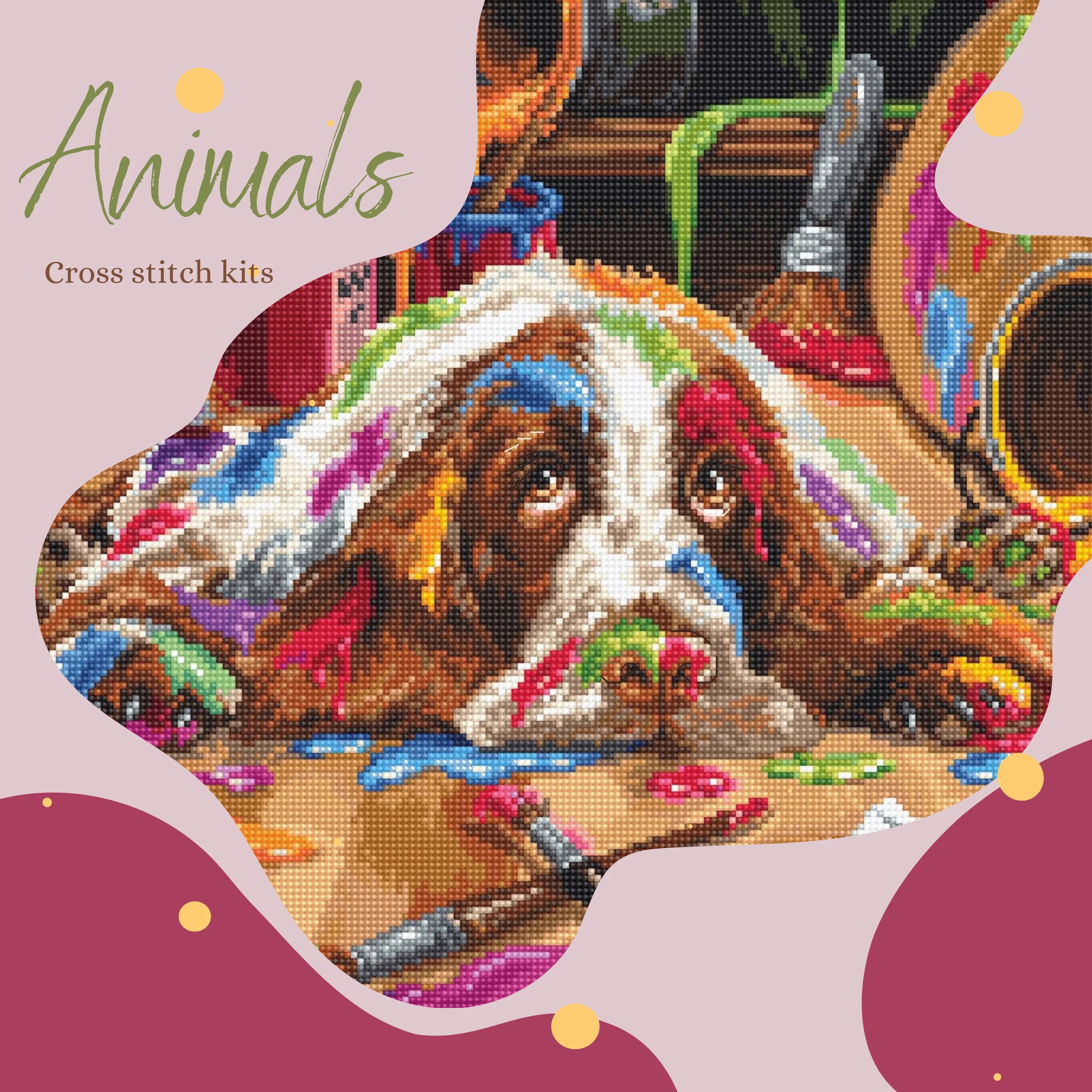 Animals - Cross Stitch Kits – Luca-S