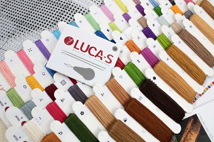 Luca-S to DMC and Anchor Conversion Chart - Stranded Cotton