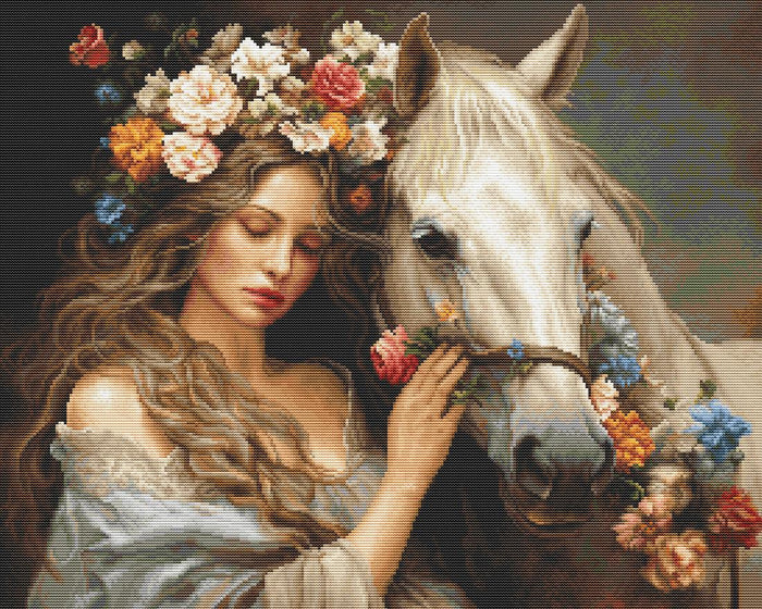 Petit Point Kit Luca-S GOLD - The Flower Fairy, G620